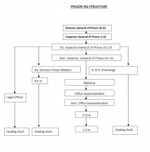 HQ Organizational Chart – Directorate of Prisons