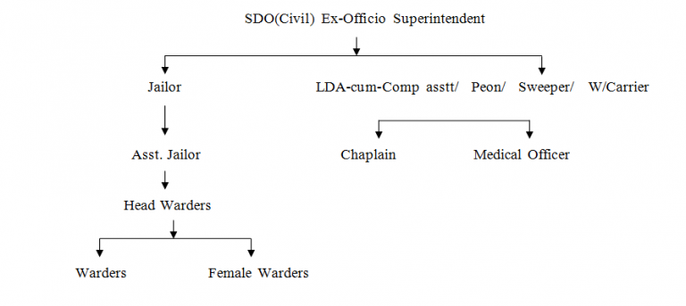 Organizational Structure – Directorate of Prisons