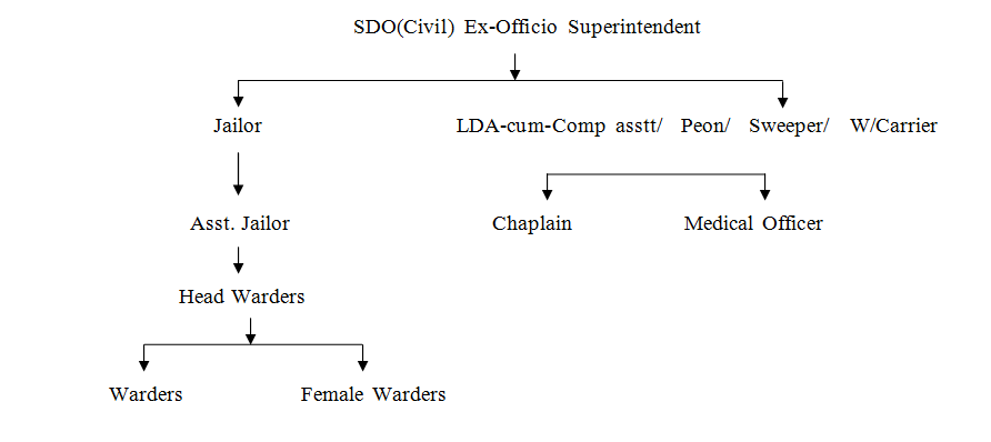 Organizational Structure – Directorate of Prisons